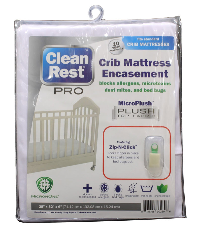 CLEANREST PRO MAT CRIB (27X52X6) - Bed bug proof mattress and box ...