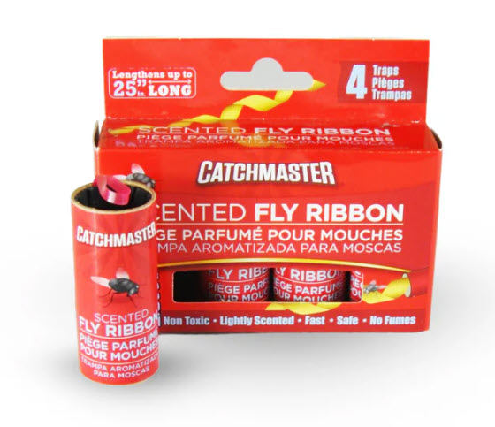 Scented Fly Ribbon (4/pk) - Insect and rodent glue traps | ABC Gestion ...